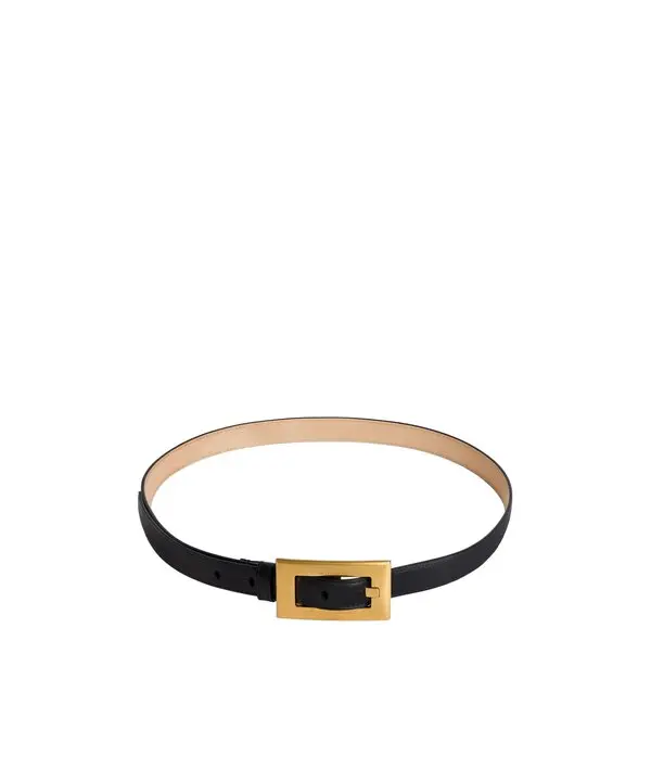 Balenciaga Logo Engraved Belt
