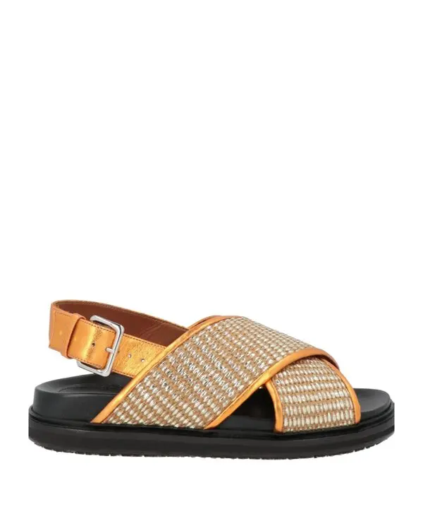 Marni Metallic Strappy Sandals