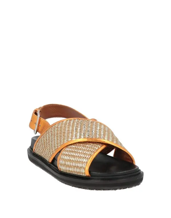 Marni Metallic Strappy Sandals