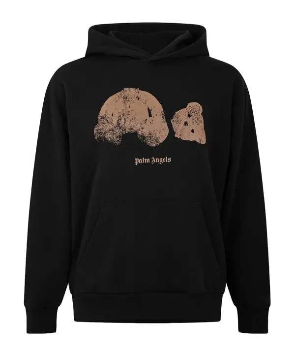 Palm Angels Kill Bear Pull Over Hoodie - Black