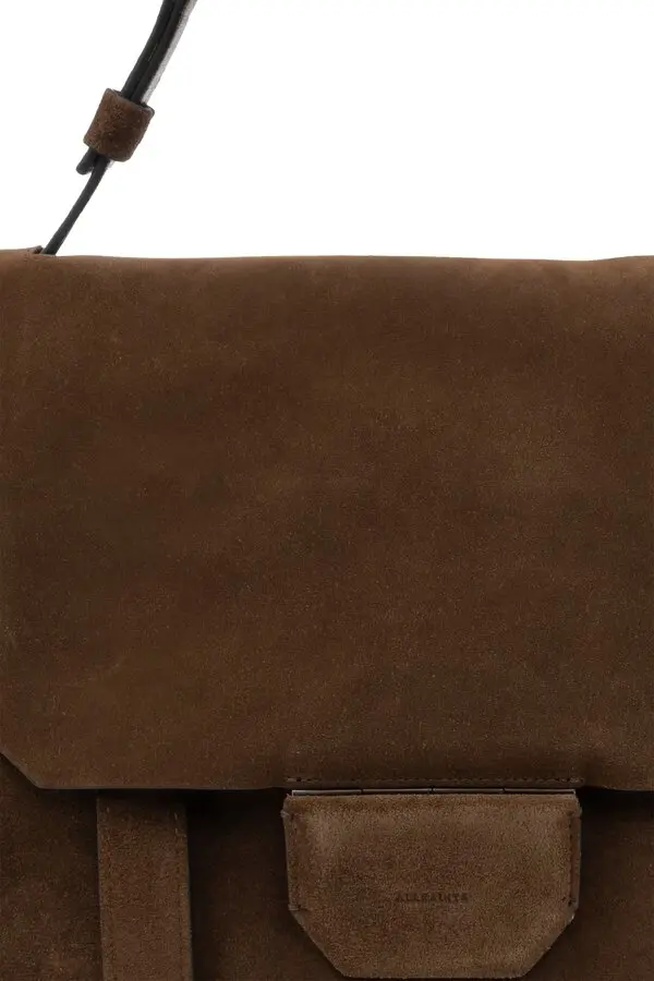 ALLSAINTS Ursa Flap Shoulder Bag - Brown