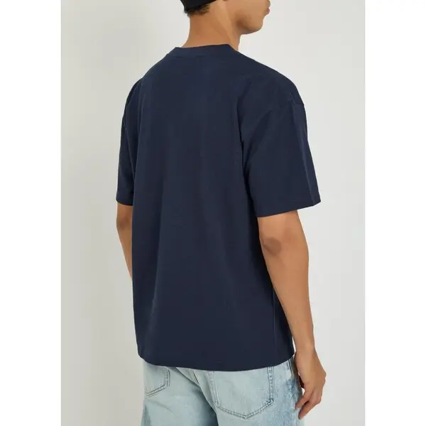 Saint Laurent Cotton-blend T-shirt - Black