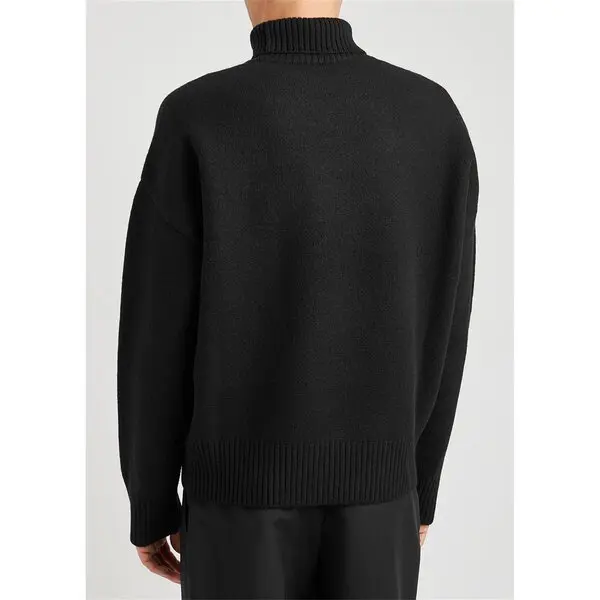 AMI Paris Roll-neck Wool Jumper