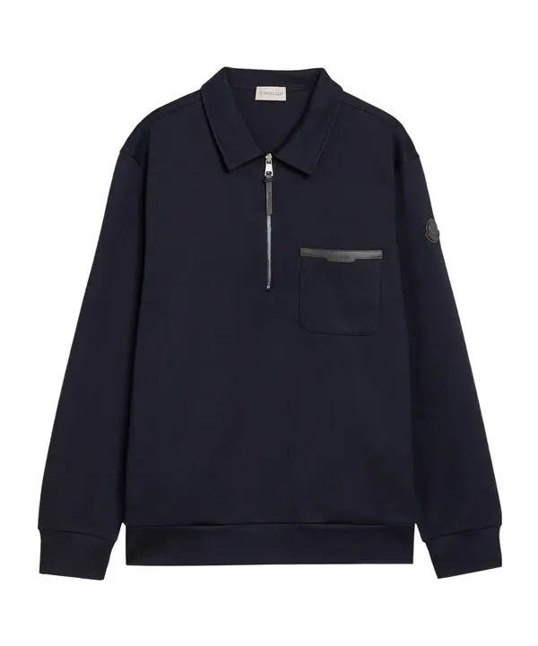 Moncler Zip-fastening Sweatshirt - Black