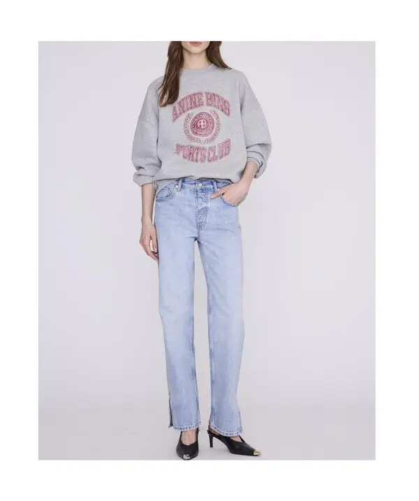 ANINE BING Oversized Crewneck Sweatshirt