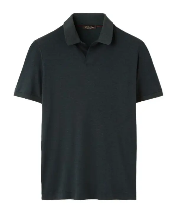 Loro Piana Philion Polo Shirt - Black