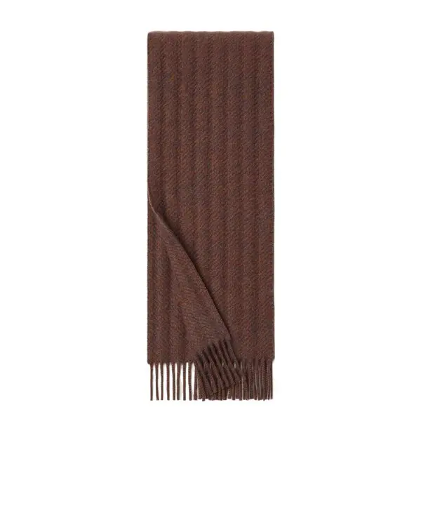 Loro Piana Barré Stripe Scarf - Red