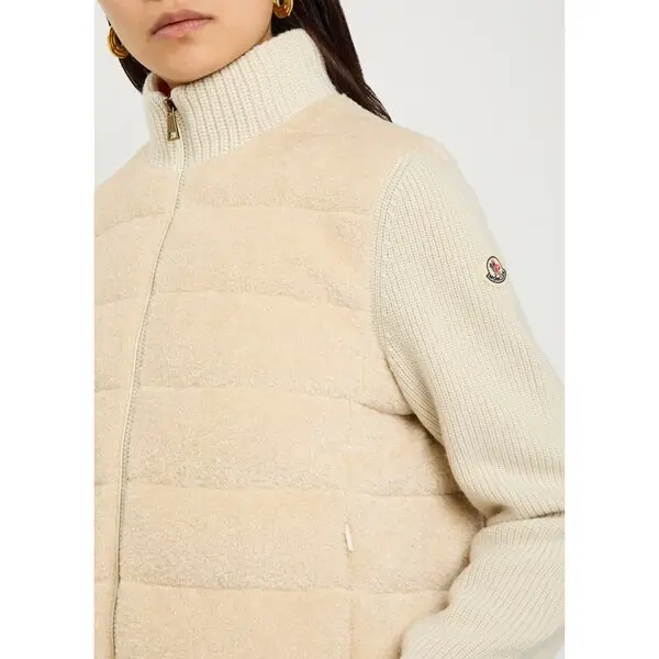 Moncler Teddy-fleece Hybrid Puffer