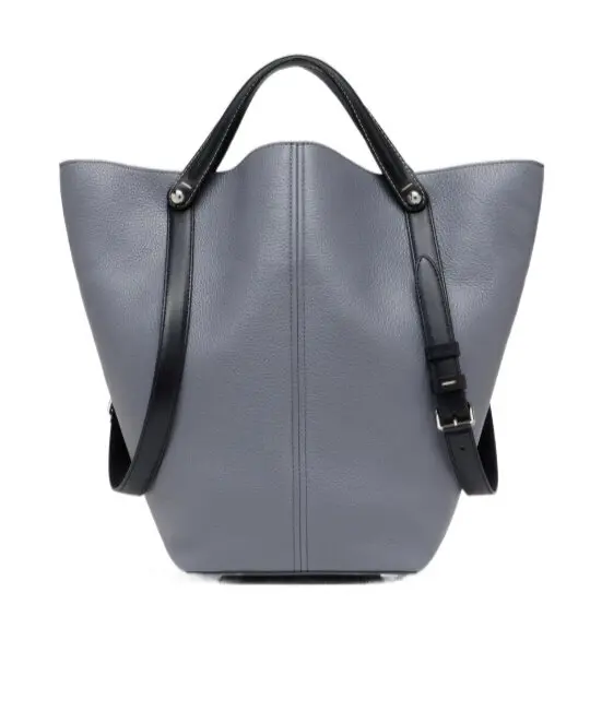 MAISON MARGIELA Dress-age Pebbled Leather Tote Bag
