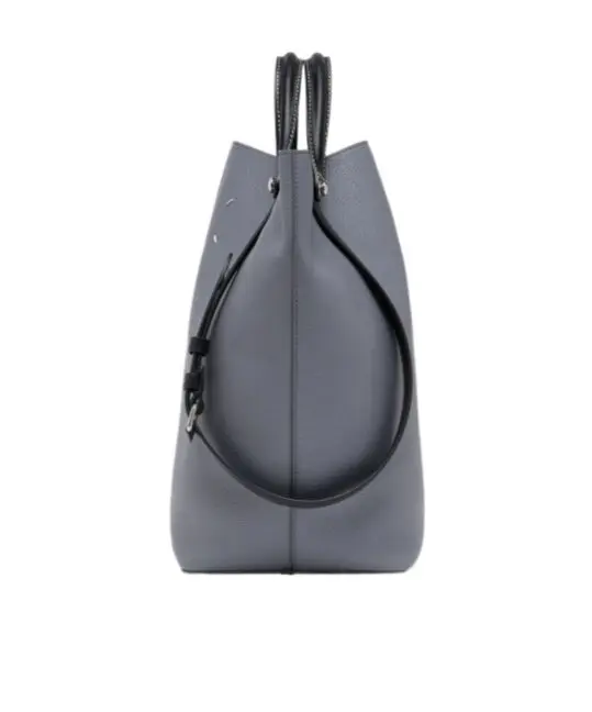 MAISON MARGIELA Dress-age Pebbled Leather Tote Bag