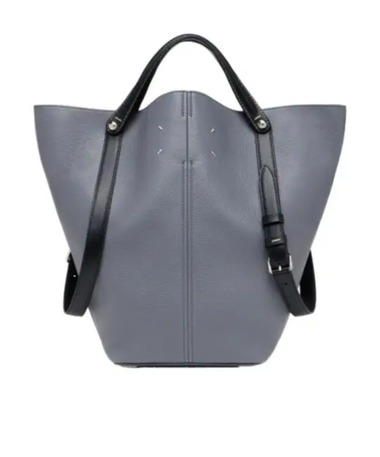 MAISON MARGIELA Dress-age Pebbled Leather Tote Bag