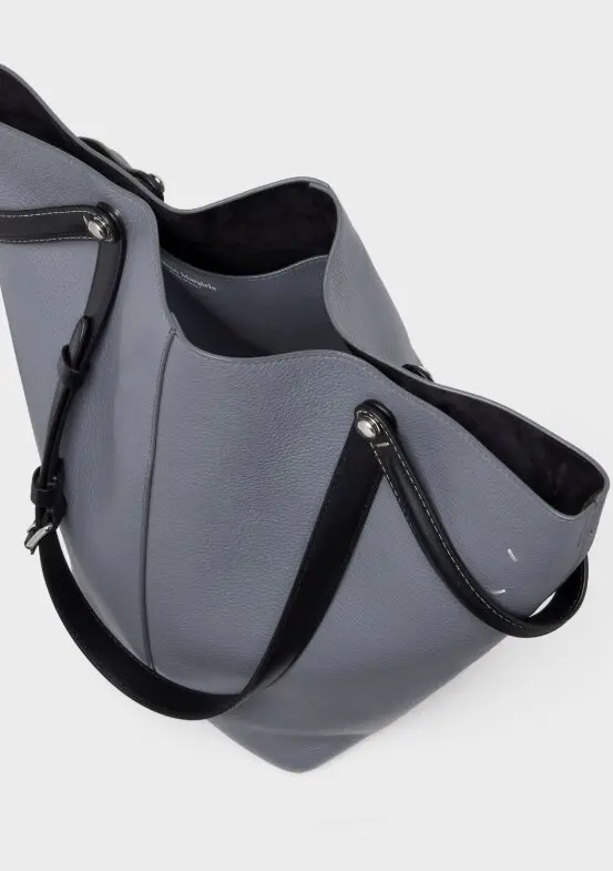 MAISON MARGIELA Dress-age Pebbled Leather Tote Bag