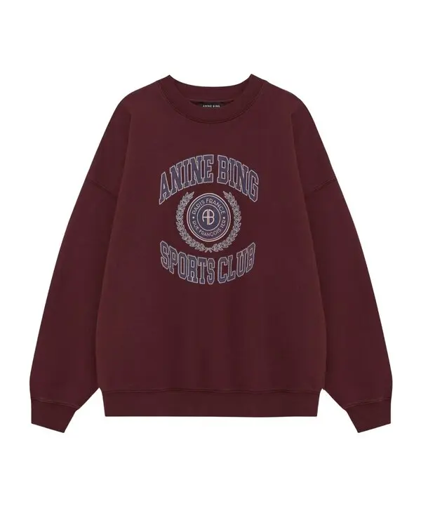 ANINE BING Oversized Crewneck Sweatshirt