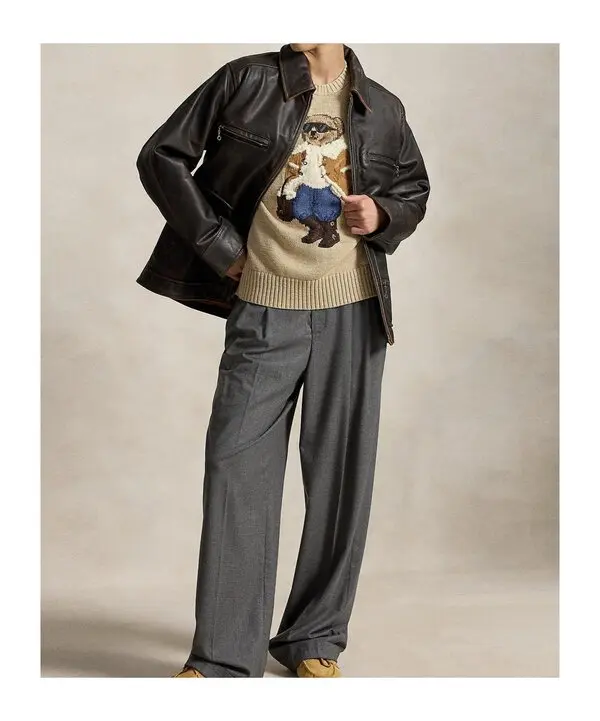Polo Ralph Lauren Crew-neck Bear-intarsia Sweater