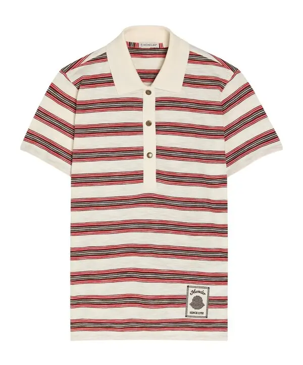 Moncler Multi-stripe Polo Shirt