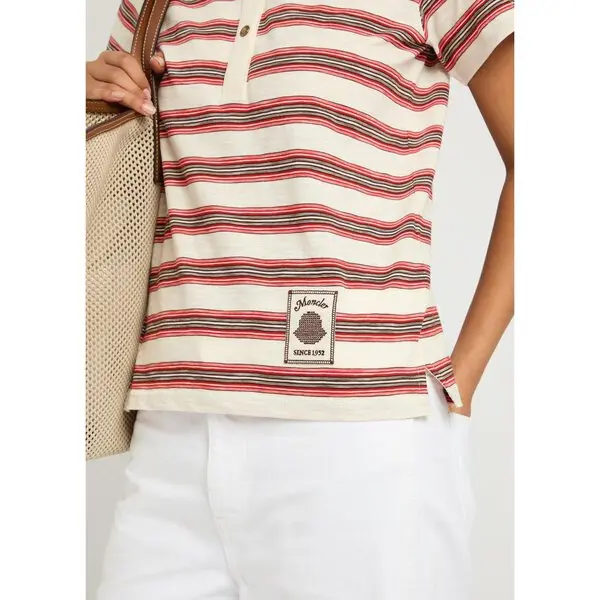Moncler Multi-stripe Polo Shirt