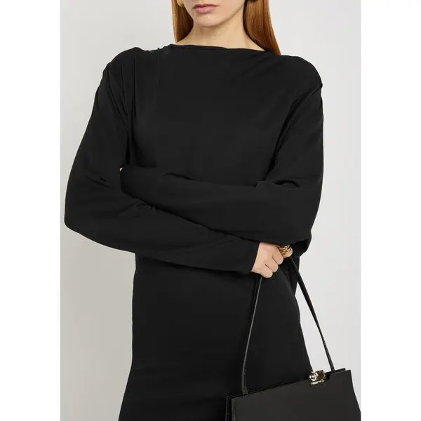 Jacquemus La Robe Mistral Cowl-neck Mini Dress