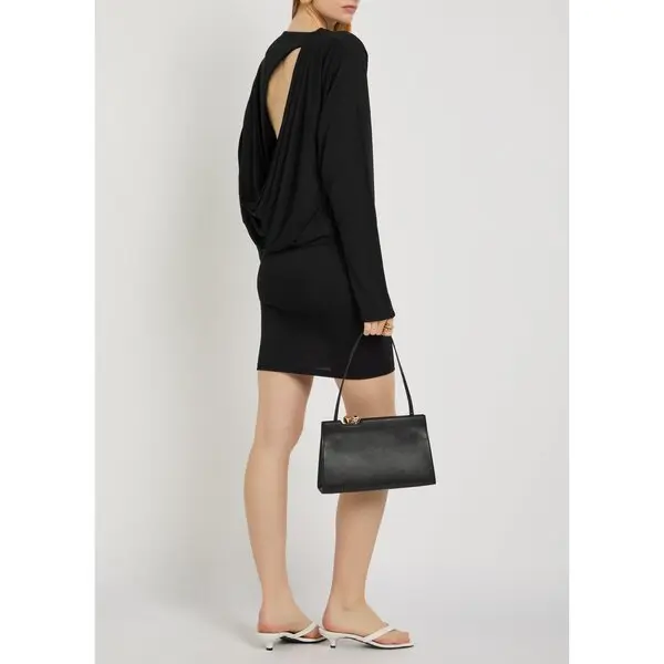 Jacquemus La Robe Mistral Cowl-neck Mini Dress