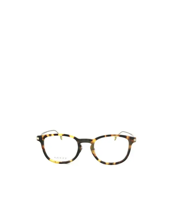 Gucci Geometric-frame Clear-lens Glasses