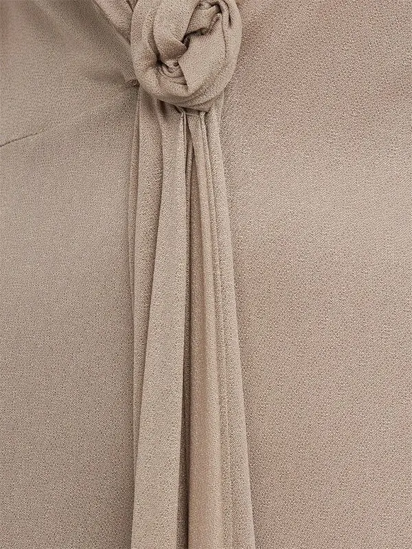 Giuseppe Di Morabito Deep V-neck Long Dress