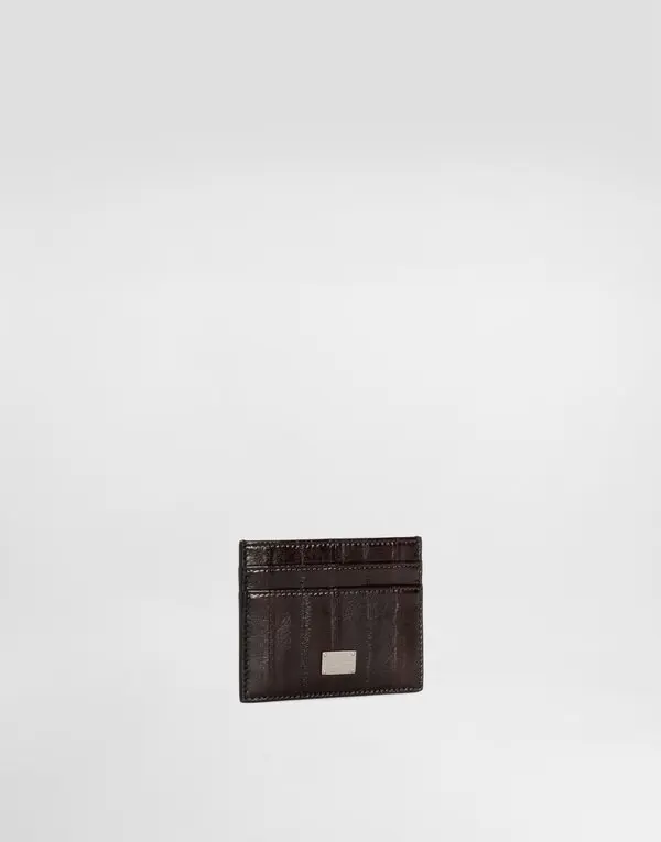 Dolce & Gabbana Eel Leather Card Holder
