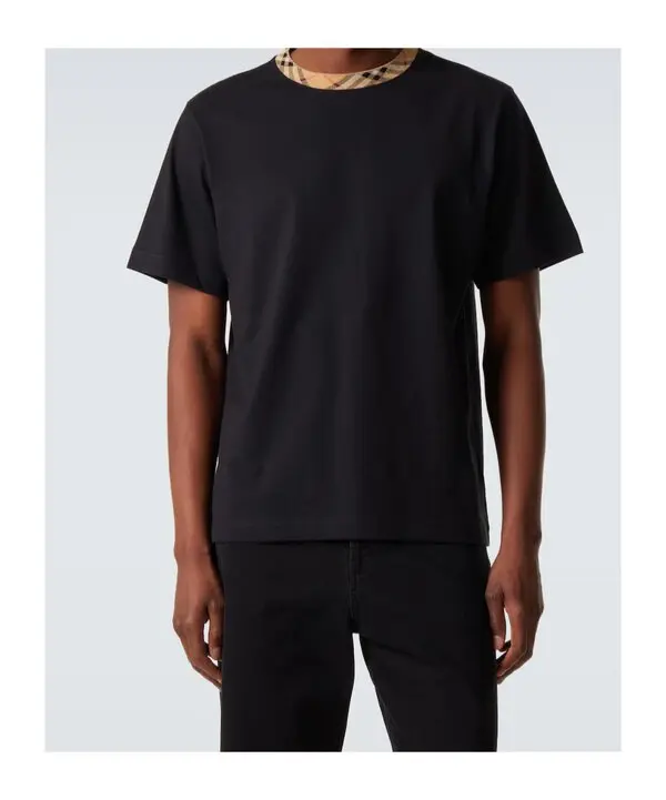 Burberry Check Cotton Jersey T-shirt