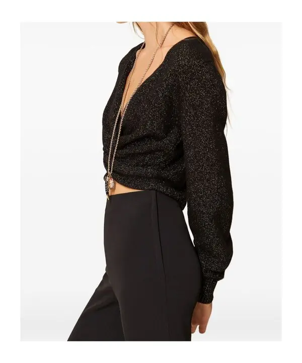 TWINSET Dual-use Wool Blend Jumper With Lurex