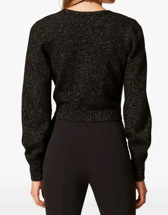 TWINSET Dual-use Wool Blend Jumper With Lurex