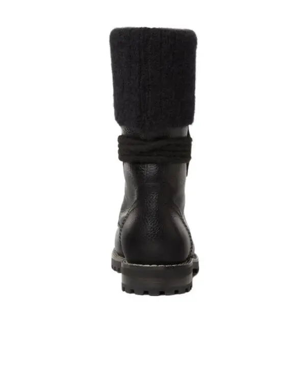 Fendi Commando Lace-up Biker Boots