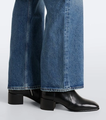 AGOLDE High-waisted Wide-leg Jeans