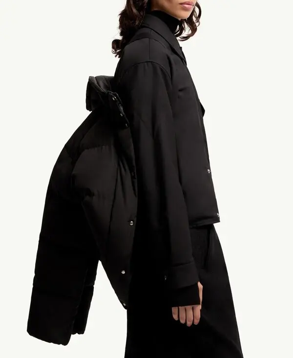 Moncler Verone Button-up Puffer Jacket