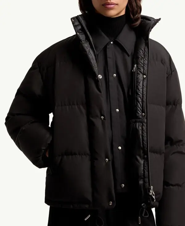 Moncler Verone Button-up Puffer Jacket