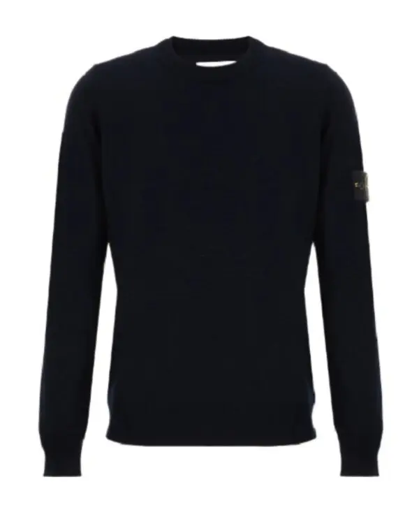 Stone Island Logo Patch Crewneck Jumper