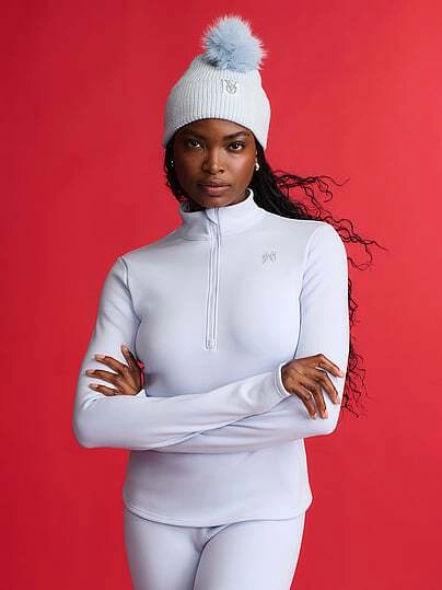 Victoria's Secret Vsx Wintertech™ Half-zip Jacket - Blue