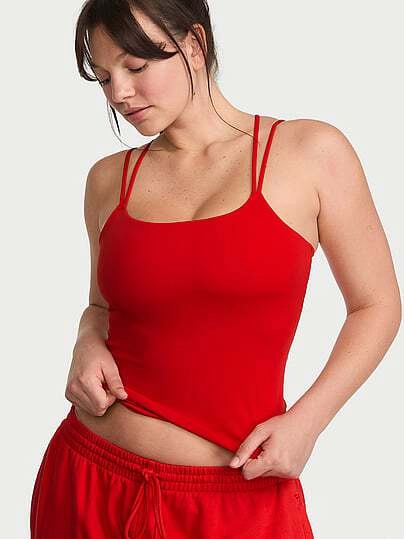Victoria's Secret Vsx Elevate™ Strappy Tank Top - Red