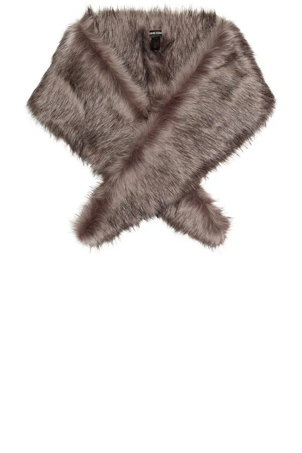 David Koma Faux Fur Scarf