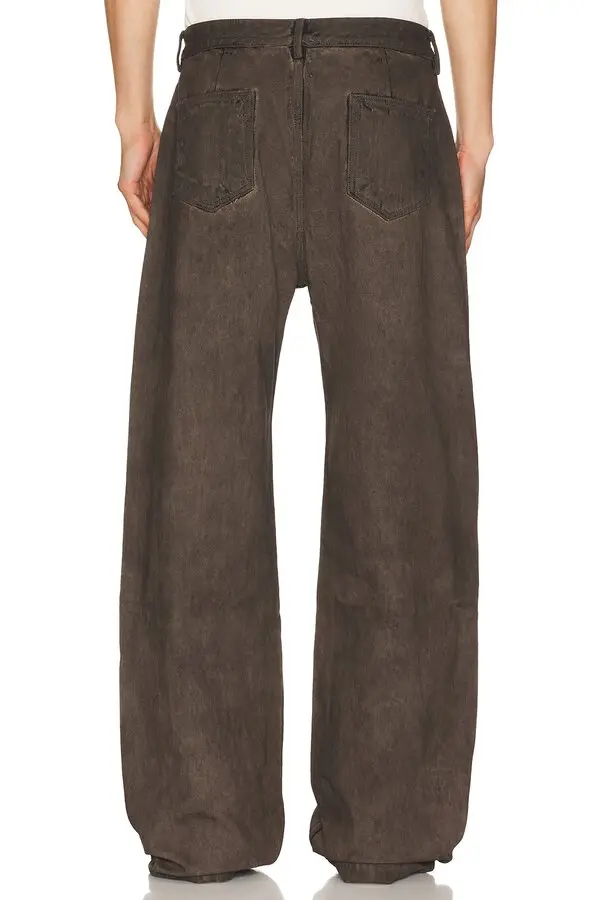 Rick Owens Geth Jeans In Grey