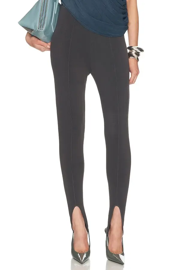 SEROYA Kelsey Stirrup Legging In Grey