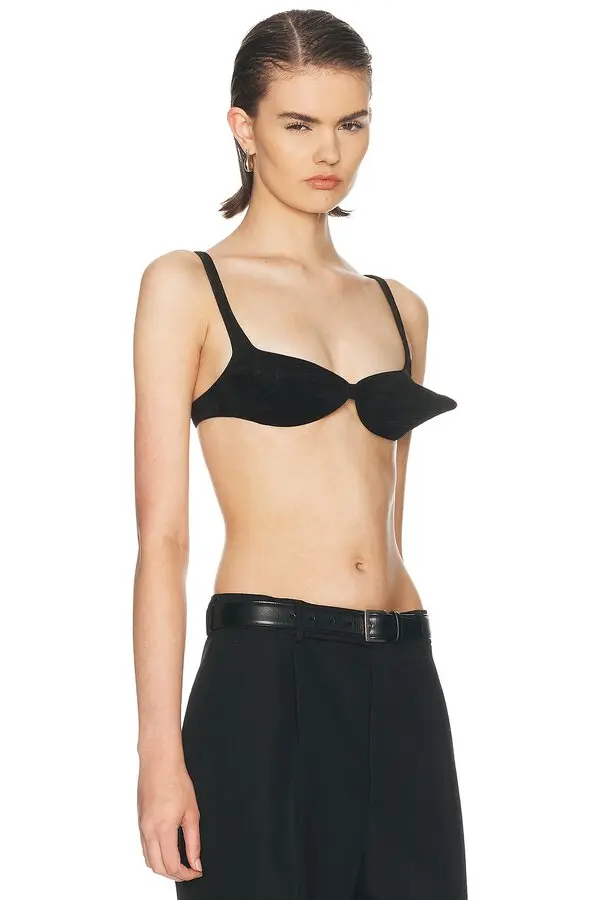 JEAN PAUL GAULTIER Conic Flat Cup Bra Top