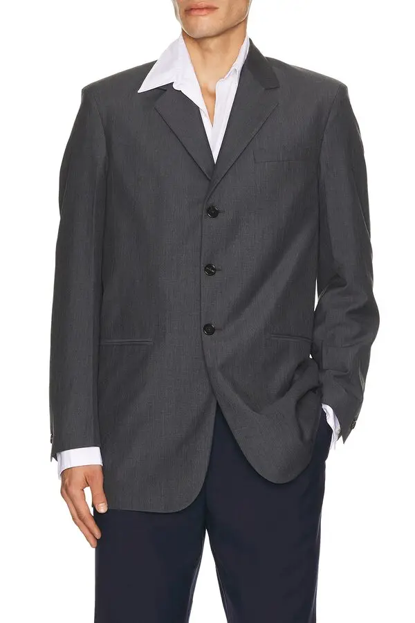 JIL SANDER Jacket 120 Tm In Grey