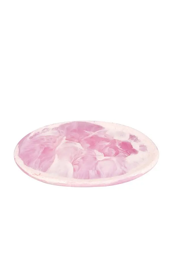 Dinosaur Designs Small Rock Plate In Pink
