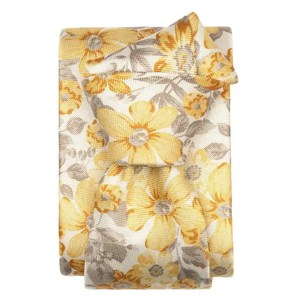 ELIZABETTA MADE IN ITALY Altamura Printed Silk Tie