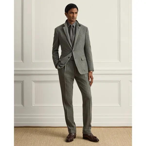 Ralph Lauren Kent Hand-tailored Tick-weave Jacket