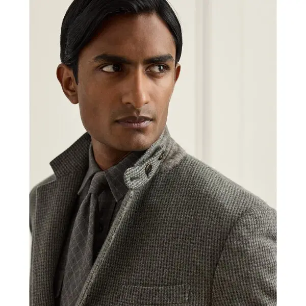 Ralph Lauren Kent Hand-tailored Tick-weave Jacket