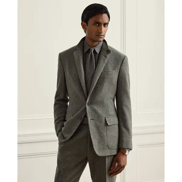 Ralph Lauren Kent Hand-tailored Tick-weave Jacket