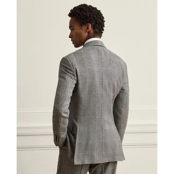 Ralph Lauren Kent Hand-tailored Glen Plaid Suit