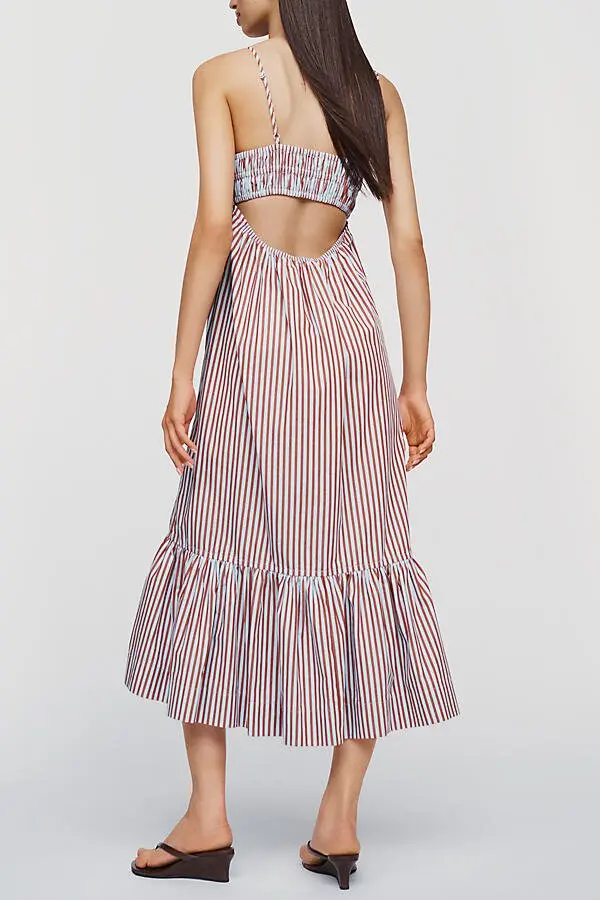 Maeve 100% Cotton Cami Midi Dress