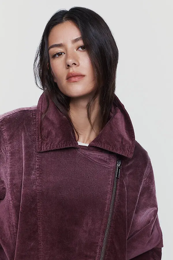 PILCRO Corduroy Moto Jacket