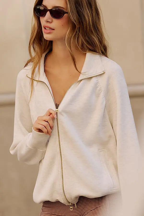 Varley Bruna Funnel Neck Zip Through Jacket