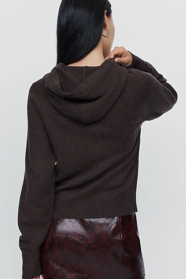 REFORMATION Reed Cashmere Wool Knit Hoodie